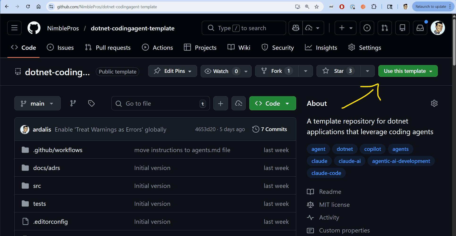 Create a GitHub Template Repository for Boilerplate Files and Standards | NimblePros Blog